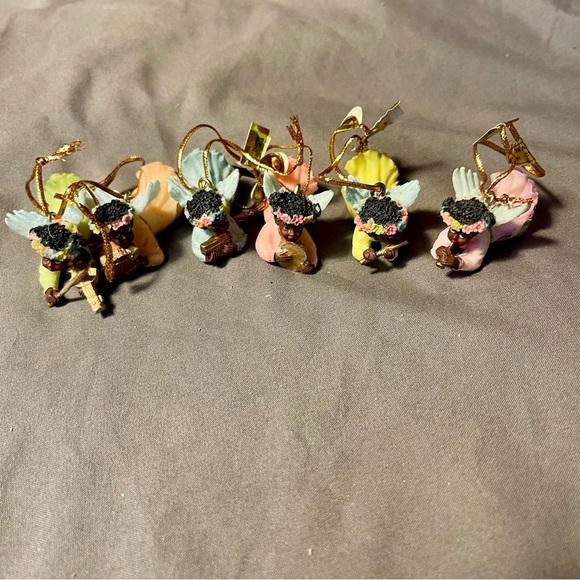 Gift Co. | Holiday | Vintage Angelic Band Of Black Angels Miniature 6 ...